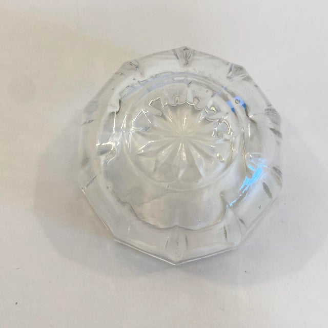 Vintage 1940s Anchor Hocking Pressed Glass Salt Cellars - Set of 4 ...