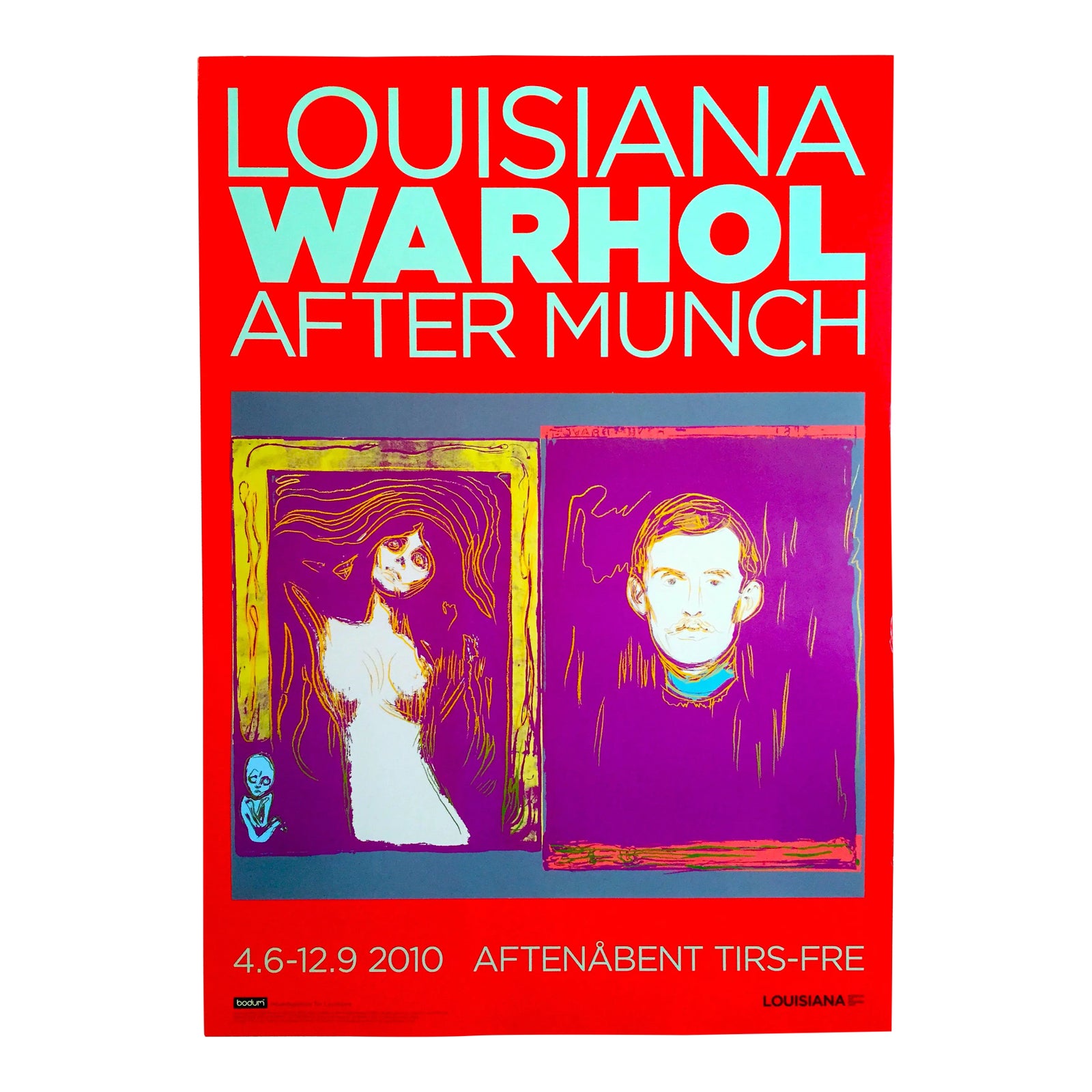 Andy Warhol Foundation Denmark Exhibition Lithograph Print Pop Art ...