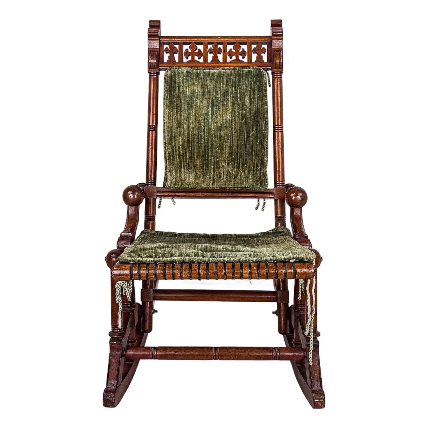 Late 19th Century George Hunzinger Rocking Chair | Chairish