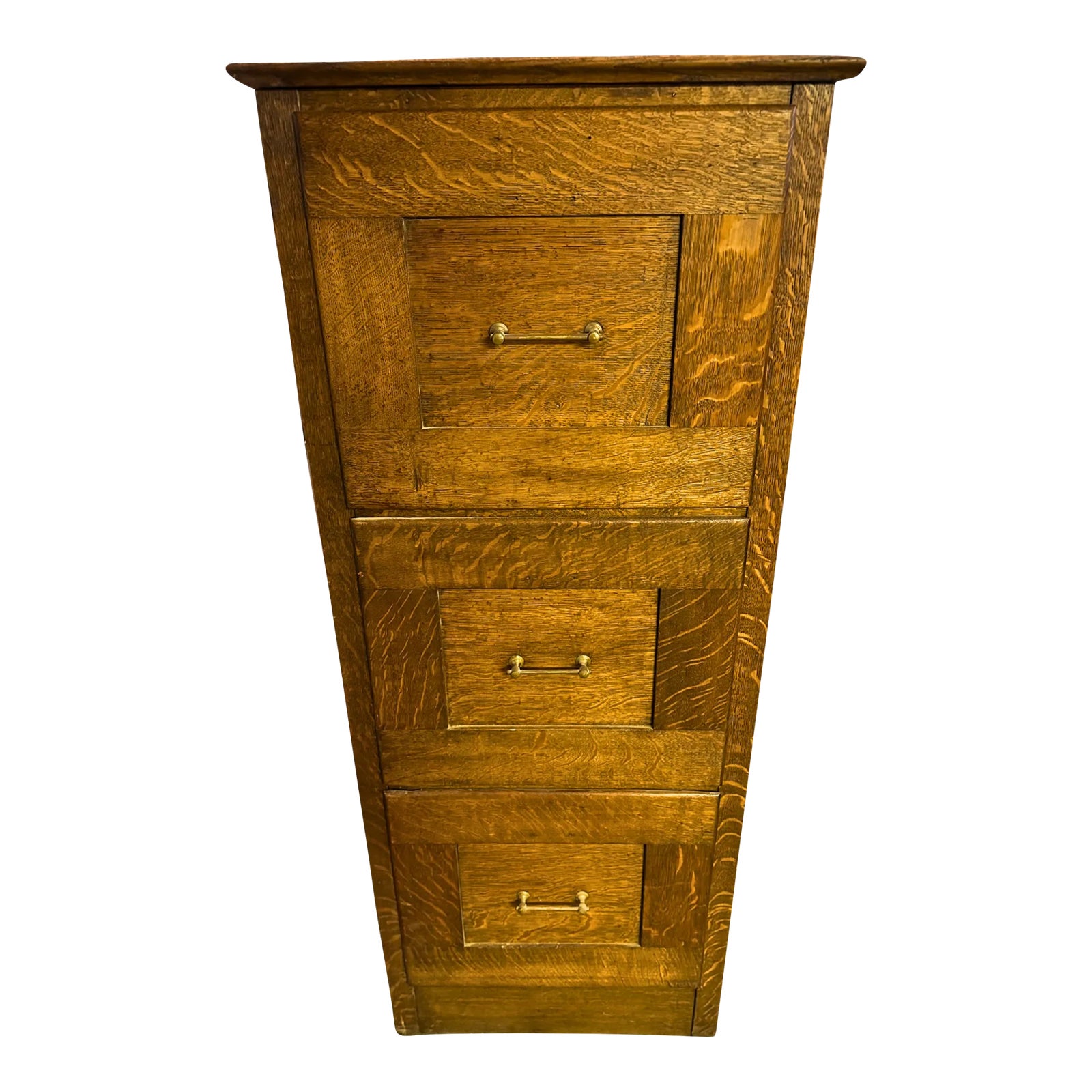 Early 20th Century Antique Quarter-Sawn Oak Doctor's X-Ray Filing ...