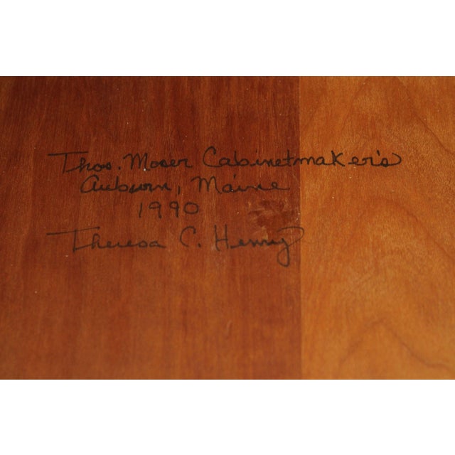 Thomas Moser Cherry 'Eastward' Parsons Dining Table | Chairish