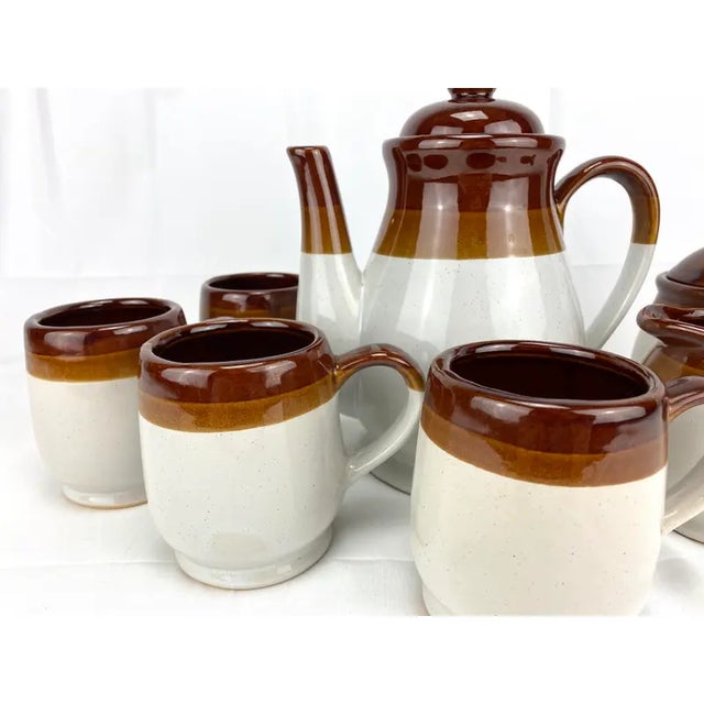 Vintage Gailstyn-Sutton Brittany Cook N' Serve Stoneware Coffee, Set of ...