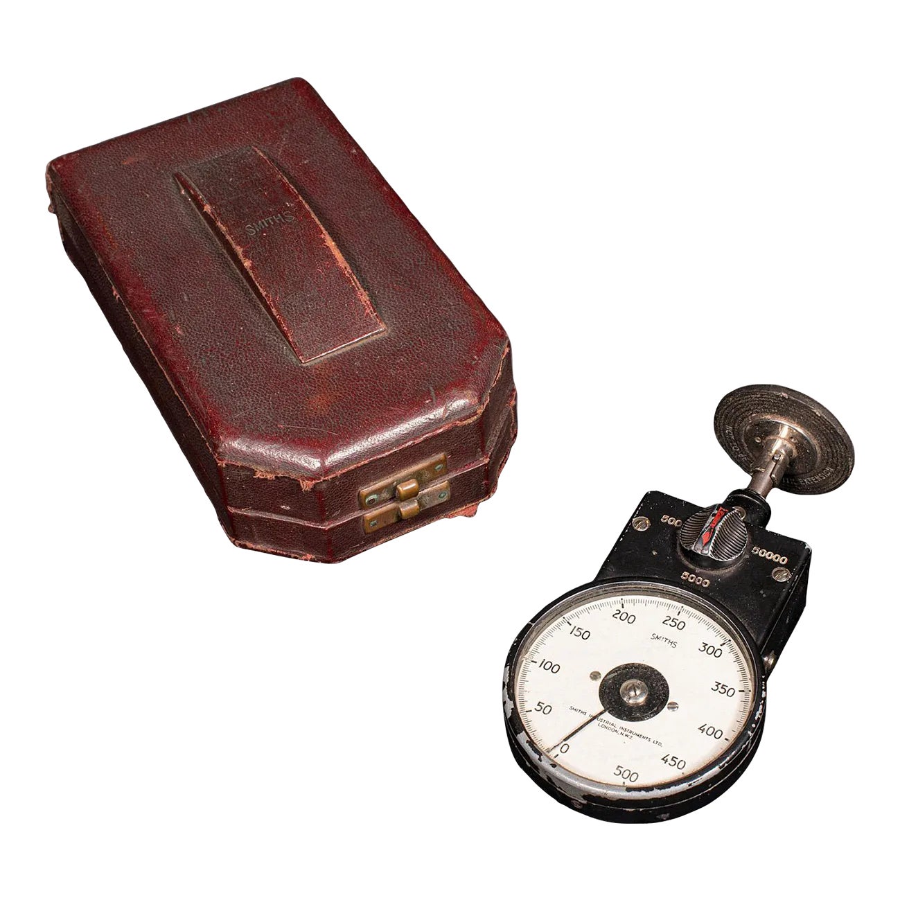 1960s Vintage English Handheld Tachometer | Chairish
