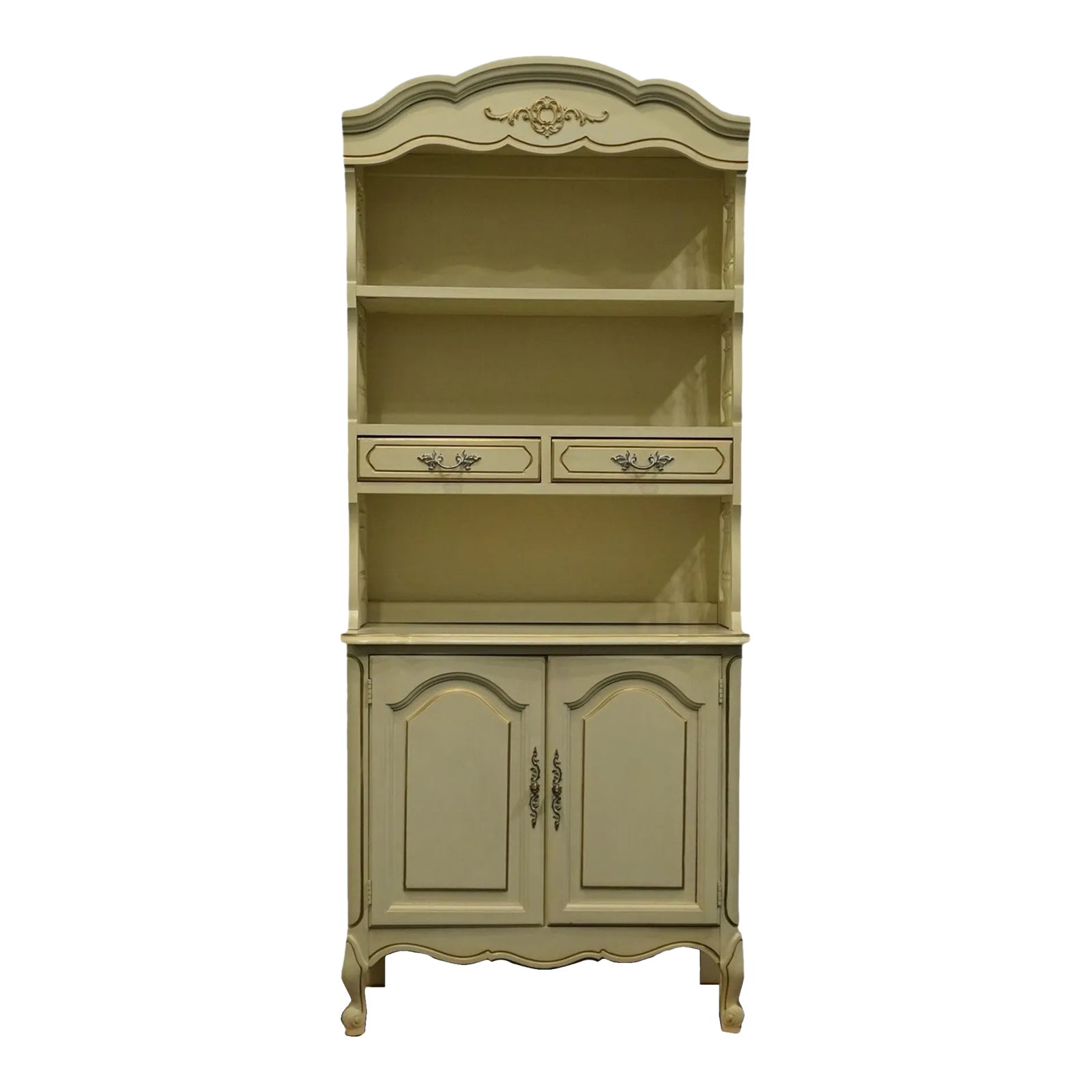 Henry Link Cream Antique White Country French Style 30" Cabinet W ...