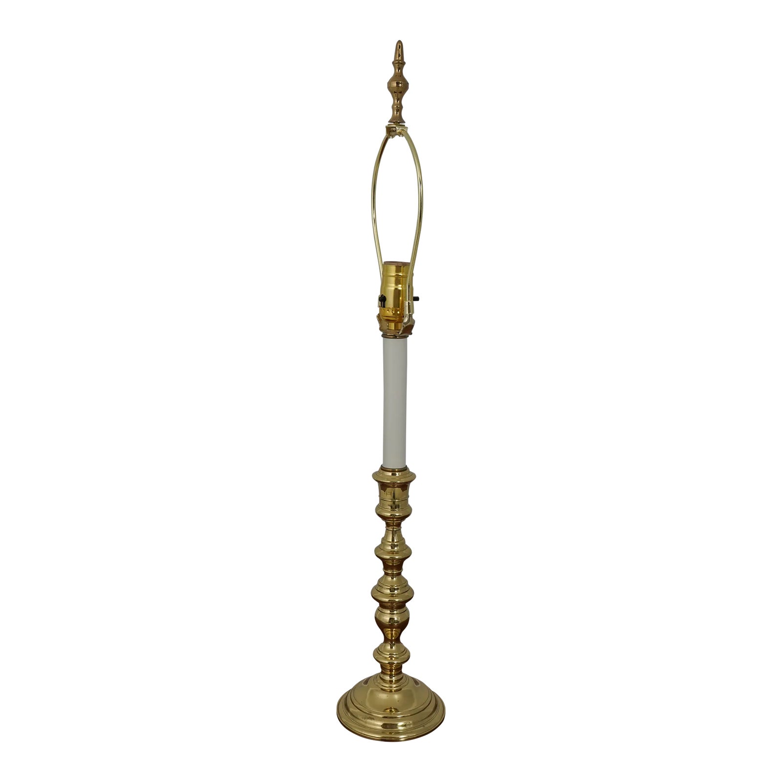 Colonial Williamsburg Solid Brass Colonial Table Lamp | Chairish
