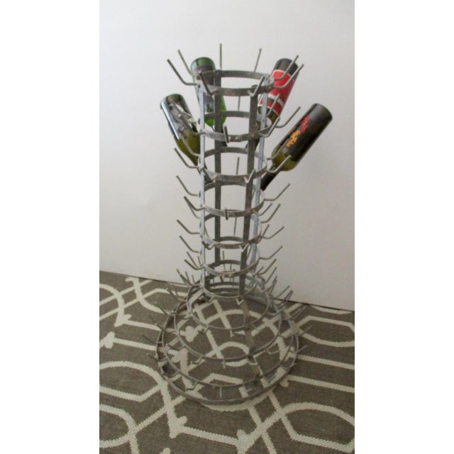 French Zinc Wine Bottle Drying Rack Marcel Duchamp Modernist Sculpture ...