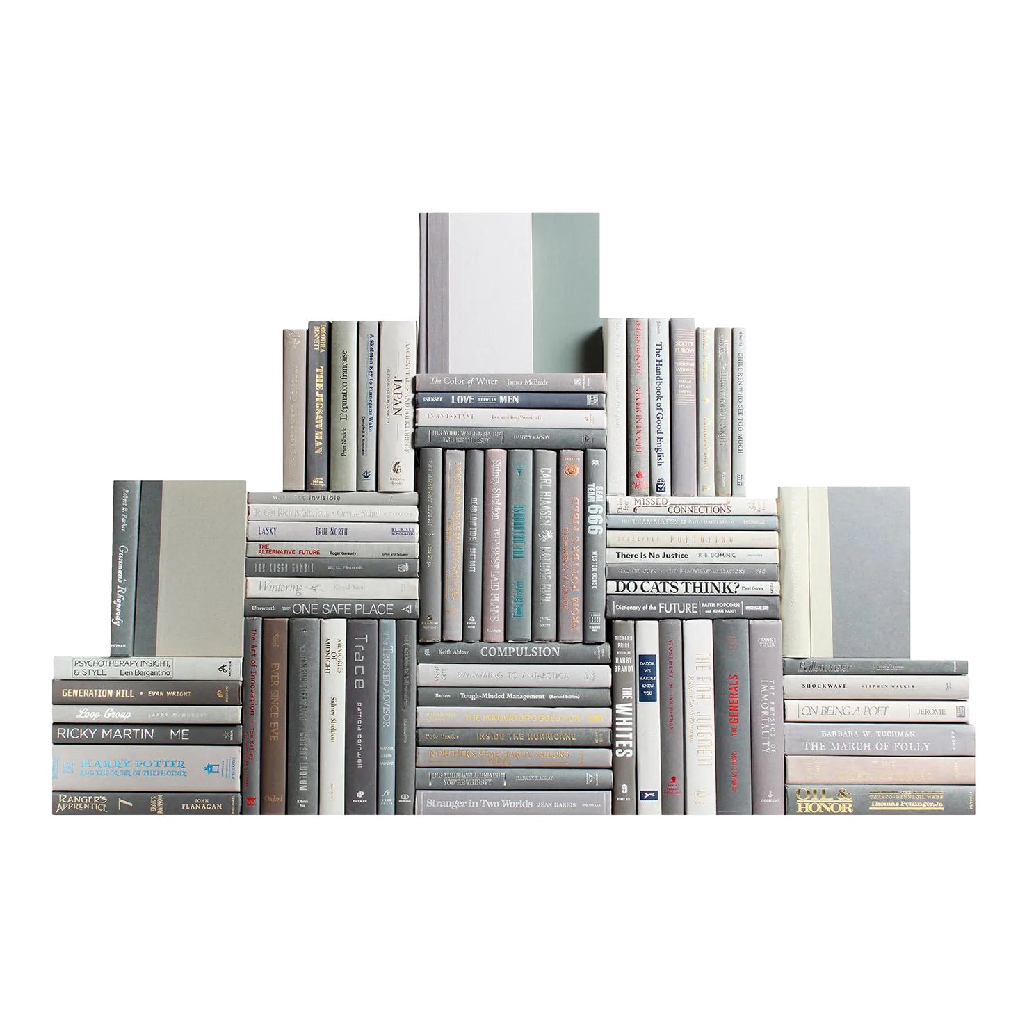 Modern Granite Books - Set of 75 | Chairish