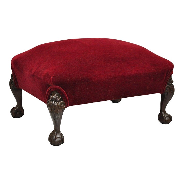 Early 20th Century Antique Chippendale Style Mahogany Ball and Claw ...