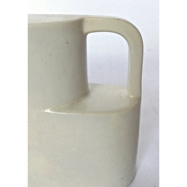 Art Deco Geometric Bauhaus Style Ceramic Pitcher | Chairish