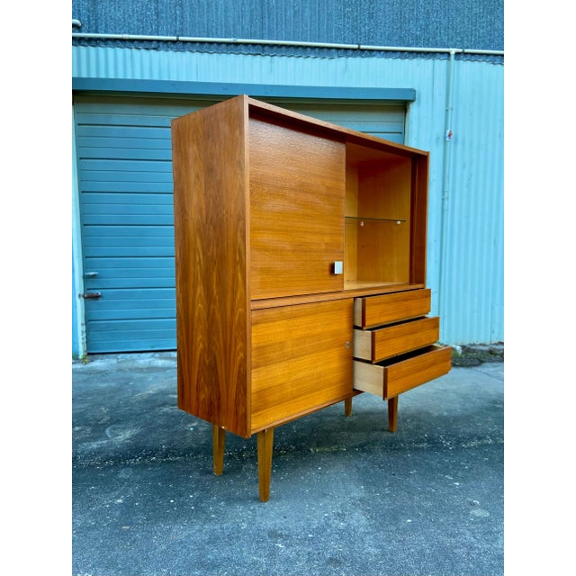 Mid 20th Century Friedrich Beckmann for Exclusive Bookcase or Dry Bar ...