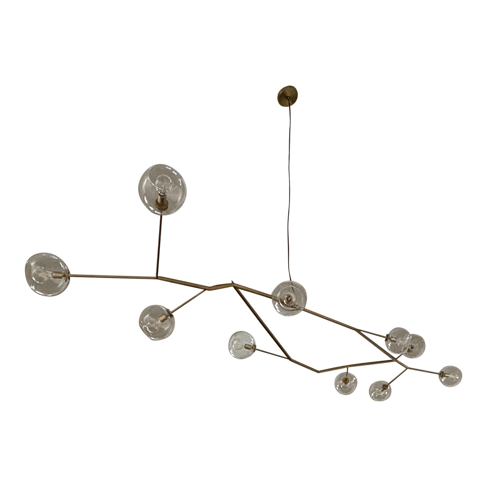 Lindsey Adelman Branching Bubble 10 Globe Chandelier | Chairish