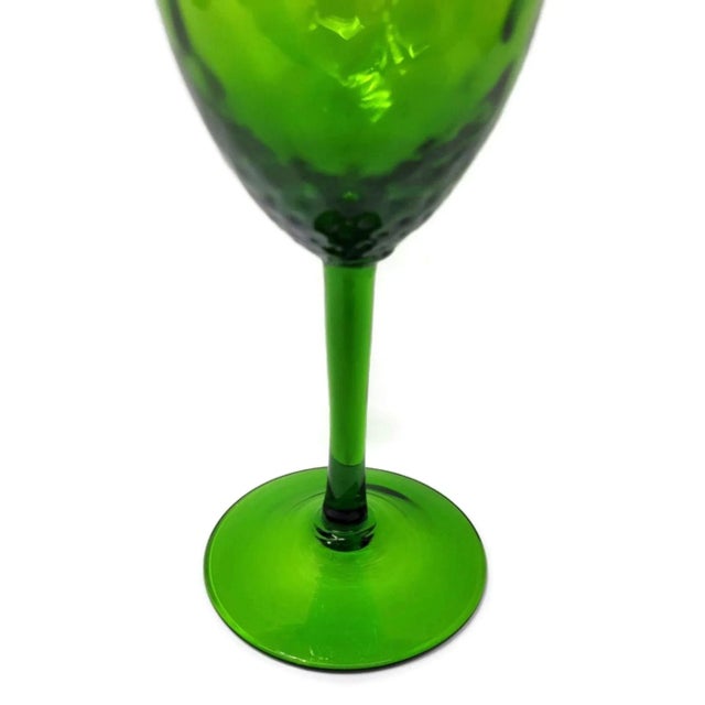 Mid Century Modern Italian Green Art Glass Vase Chairish