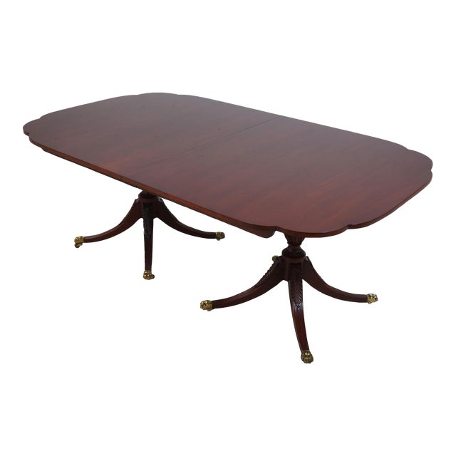 Kindel Winterthur Collection Mahogany Dining Room Table | Chairish