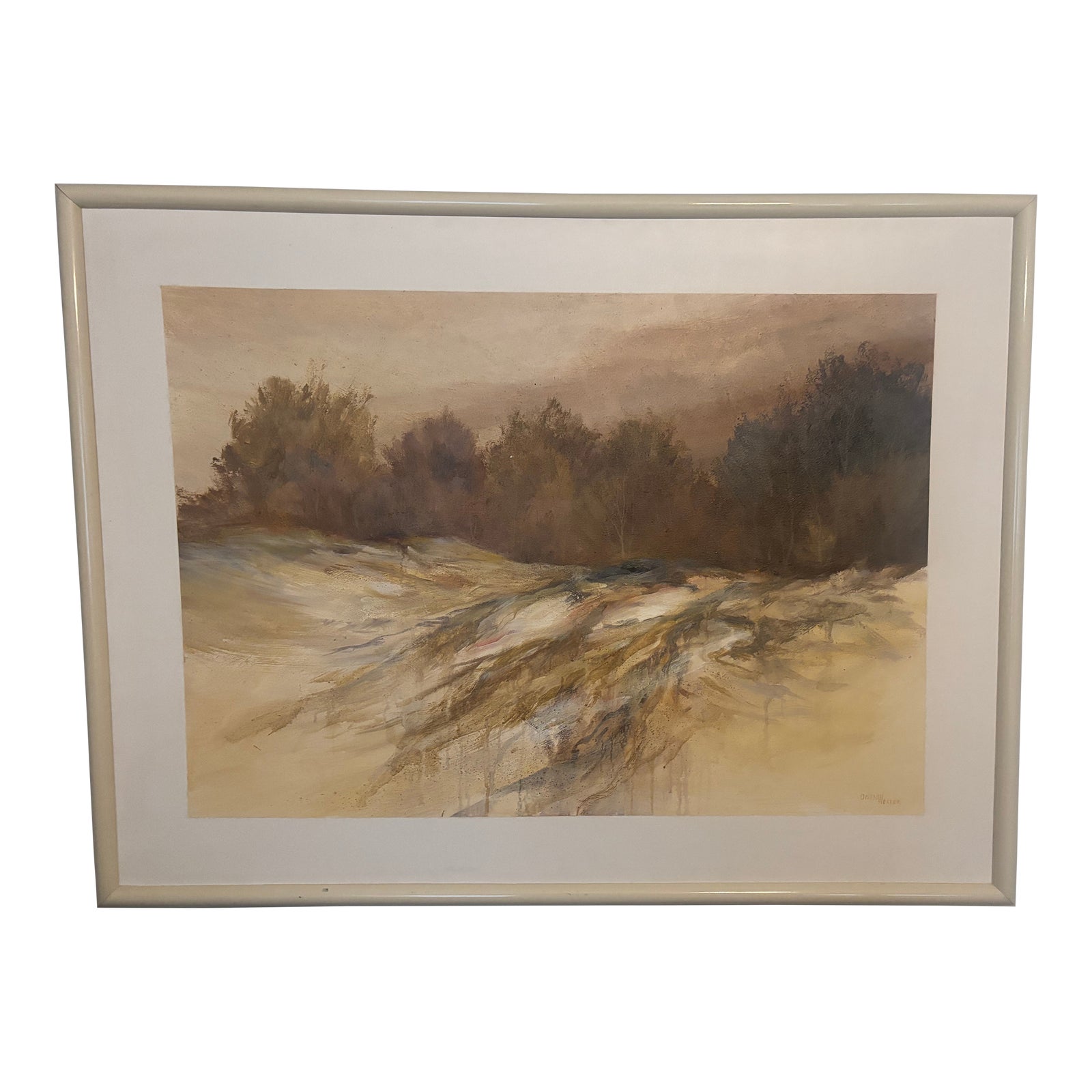 1980s Owen Wexler Signed Original Painting | Chairish