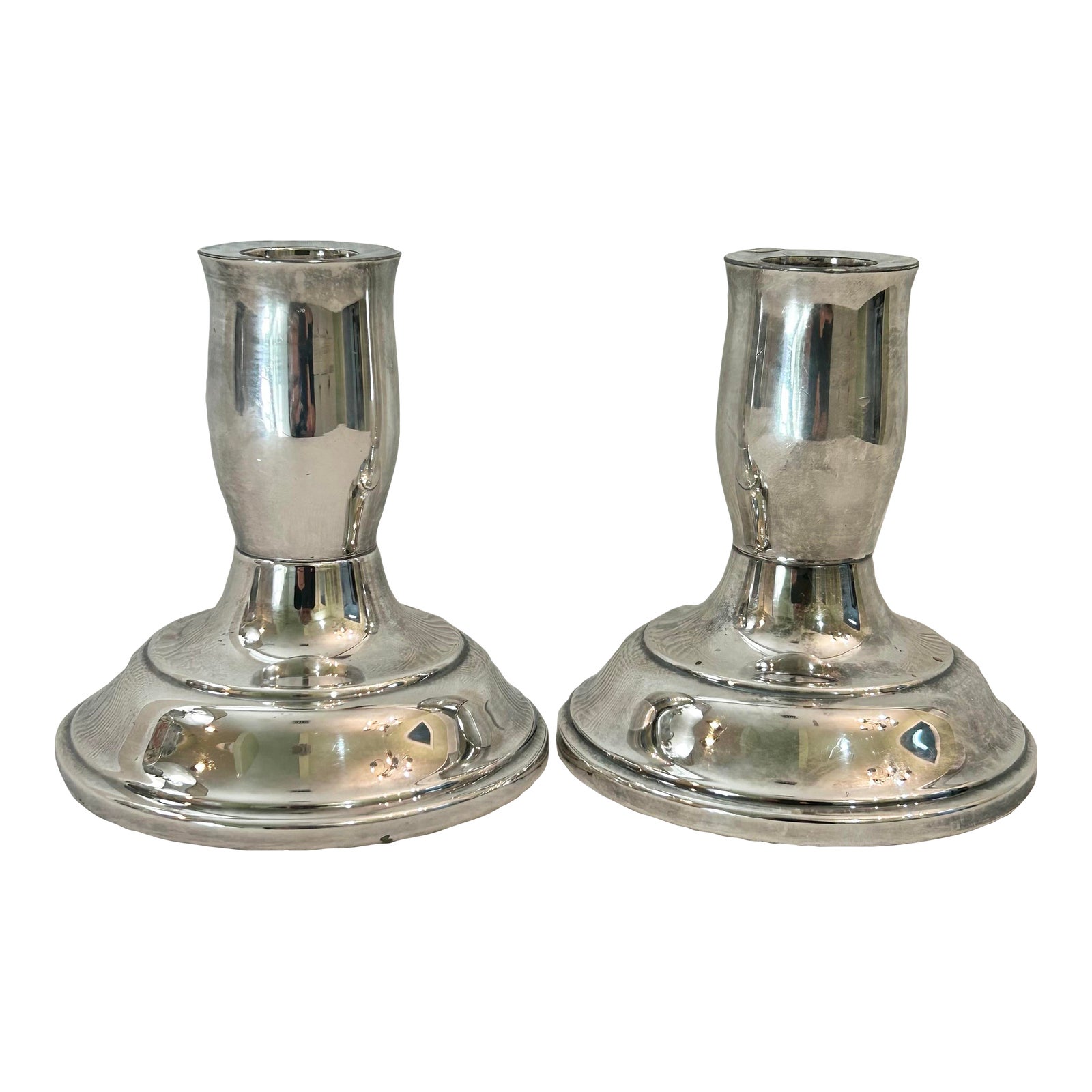 Vintage F B Rogers Paul Revere Reproduction Silver Plate Candlestick ...