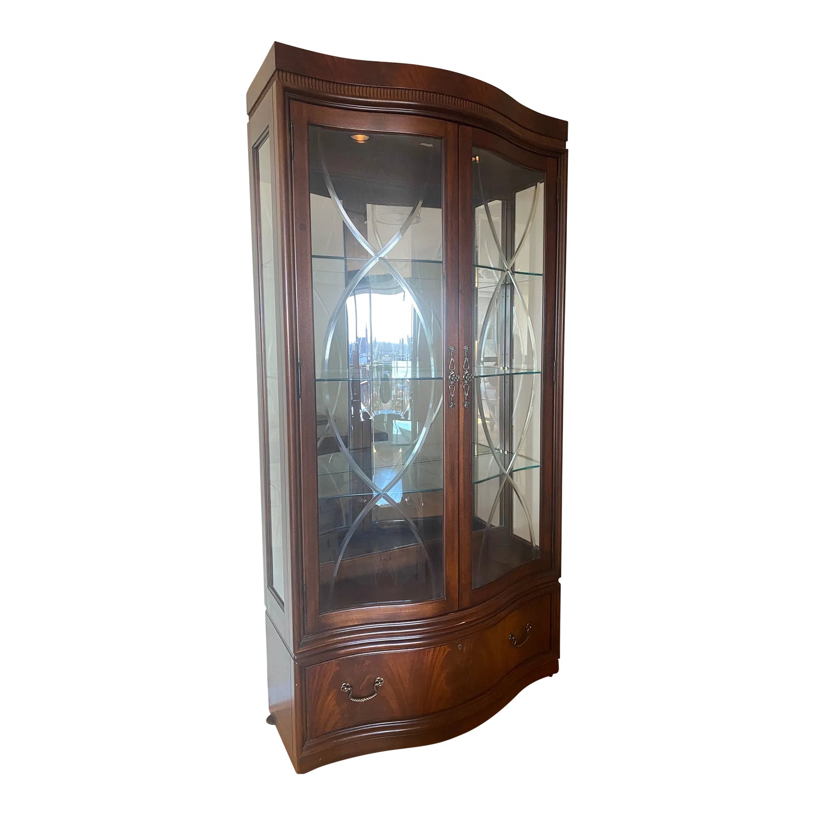 Thomasville Buscot Park Curio | Chairish
