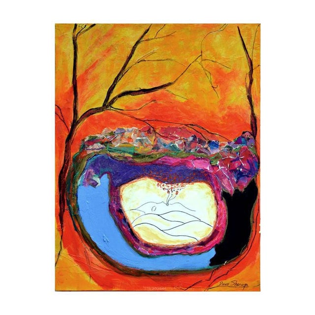 Earth Breath Abstract Painting by Doris Sherwyn | Chairish