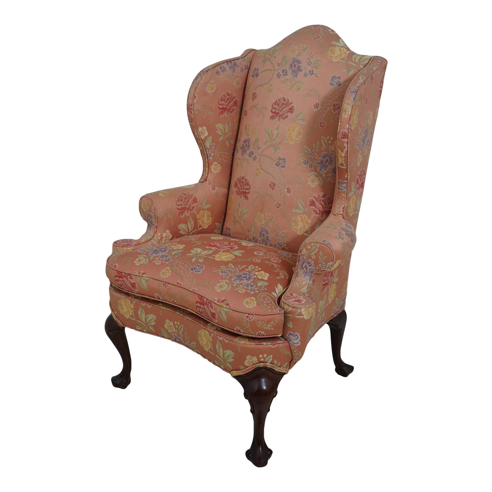 Hickory Chair James River Plantation High Back Wing Chair | Chairish