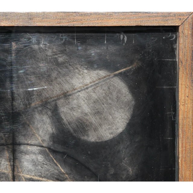 2001 "Keeping Time" Geometric Abstract Modern Black Assemblage by Bert ...