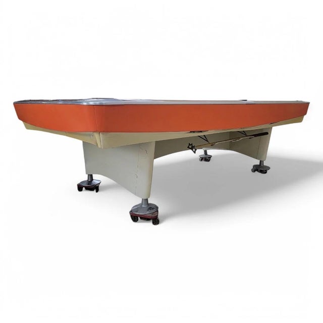 Vintage Brunswick Pool Table With Accessories | Chairish