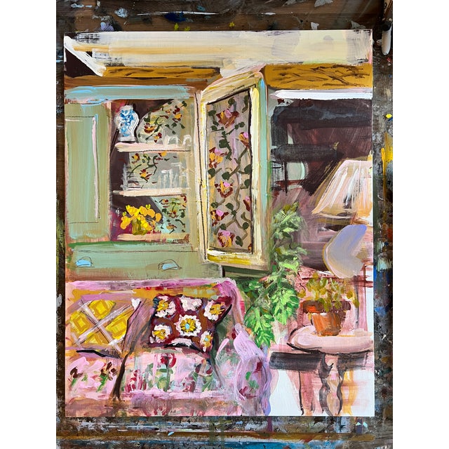 "Weekends at the Cottage" Original Painting of Interior by Shann ...