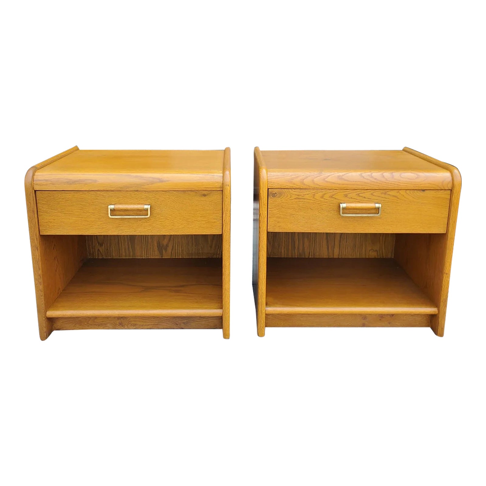 1970s Pair of Lane Night Stands | Chairish