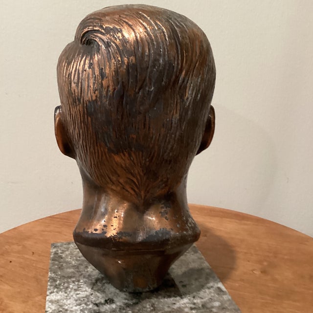 Vintage John F Kennedy Bust on Fine Marble Base Anaran Chicago | Chairish
