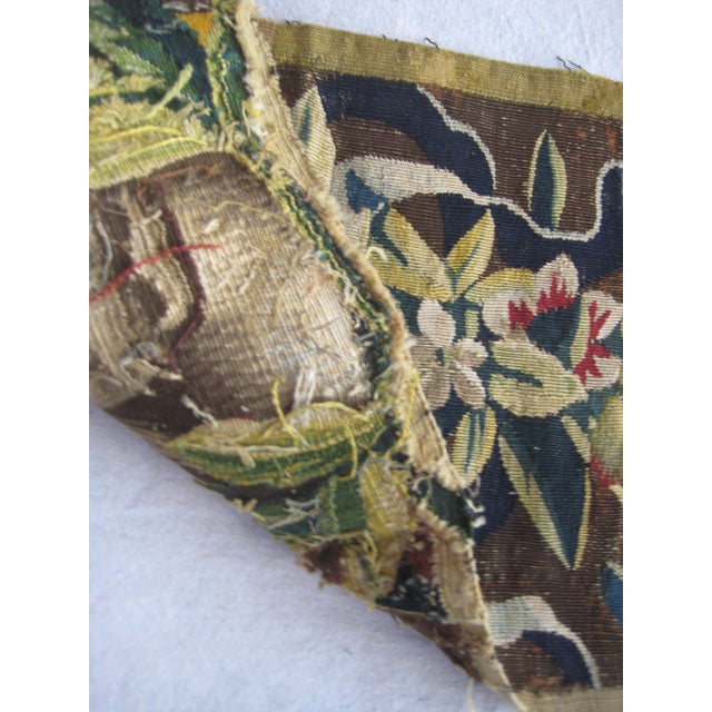 Early 1700 Hundreds Brussels Tapestry Border Showing a Wolf Piece B ...