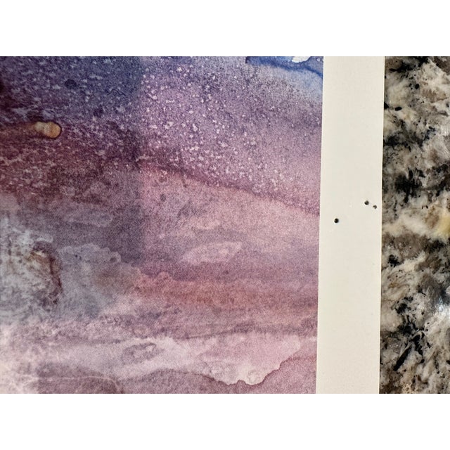 1988 Watercolor Chromolithograph Print Lakeshore Surf by Cheng-Khee ...