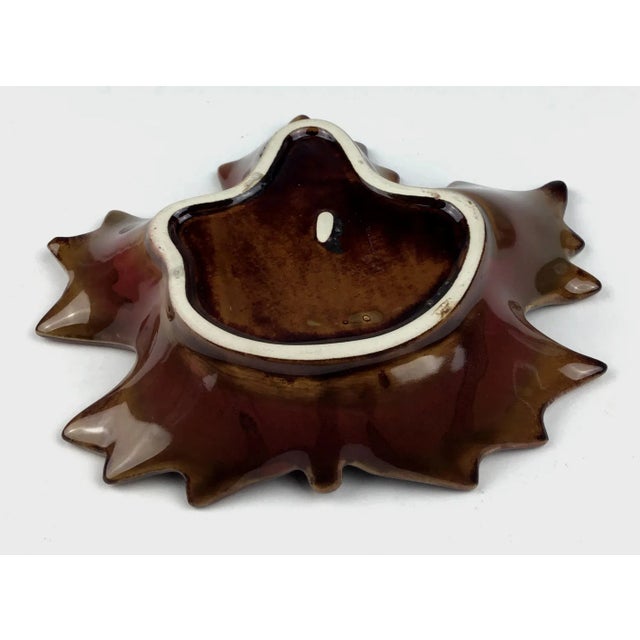 Mid-Century Modern Autumn Trinket Plates - Set of 2 | Chairish