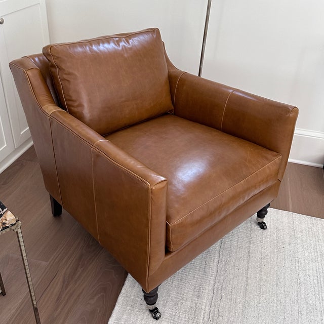 Rowe Furniture Madeline Chair on Casters | Chairish