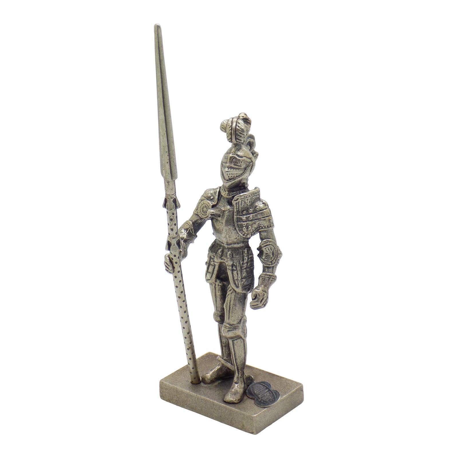 Vintage Italian Handmade Genuine Silver Uno-a-Erre Brand Knight Rare ...