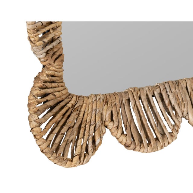 Hali Wall Mirror, Banana Leaf | Chairish