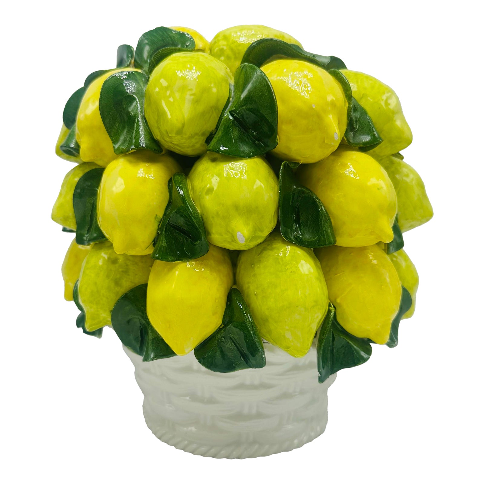 Vintage Italian Ceramic Lemon Topiary | Chairish