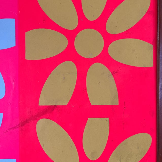 Original Framed Peter Gee, 1968 Bryant Park Festival Serigraph Poster ...