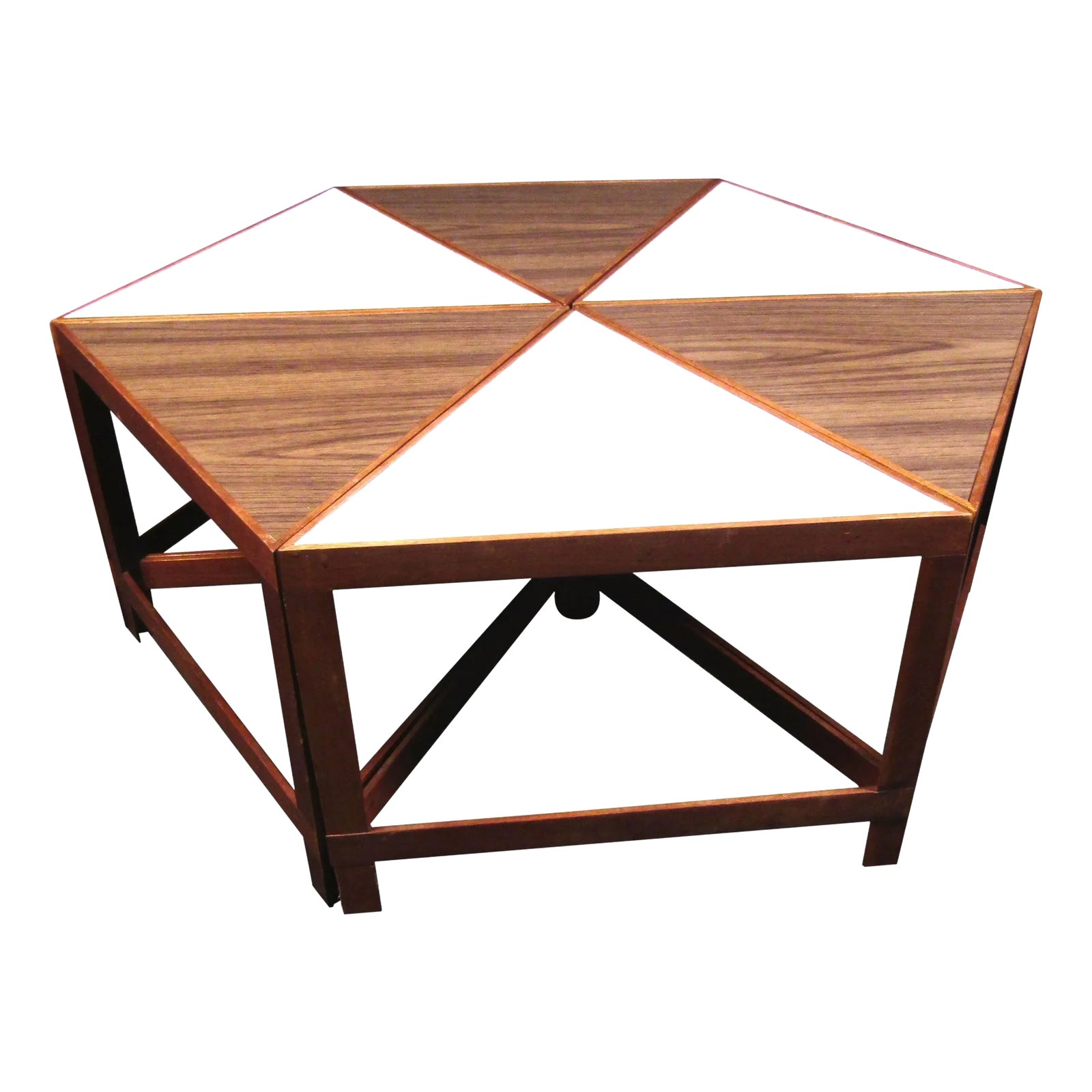 Danish Modern 6 Piece Modular Coffee or Cocktail Talbe | Chairish