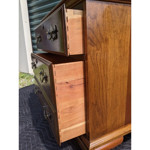 1980s Solid Cherry 2-Drawer Chest | Chairish