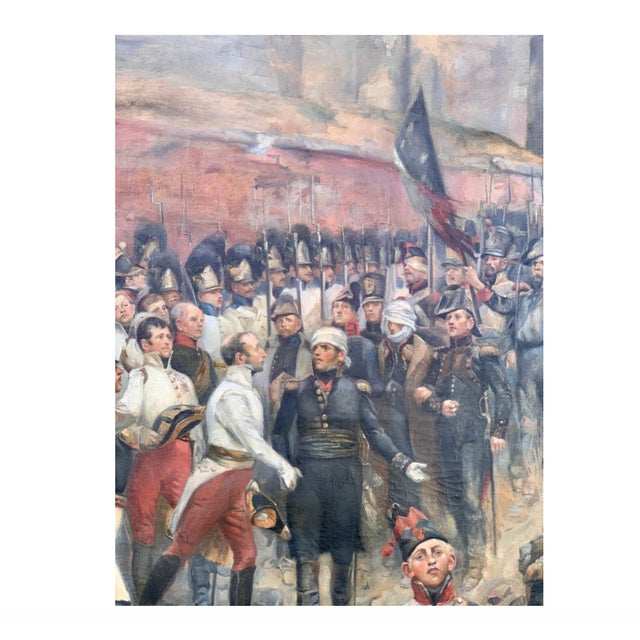 19th Century French, Surrender of the French at Huningen Fort to the ...