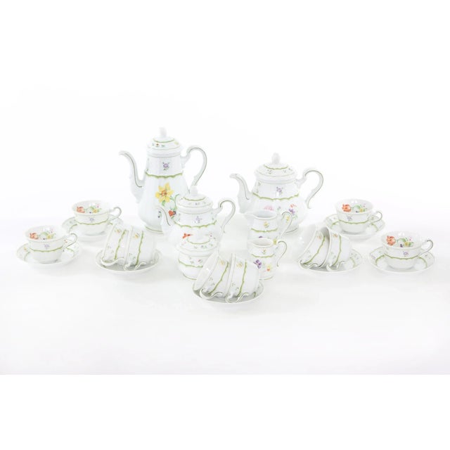 German Porcelain Tea / Coffee Service for Ten | Chairish