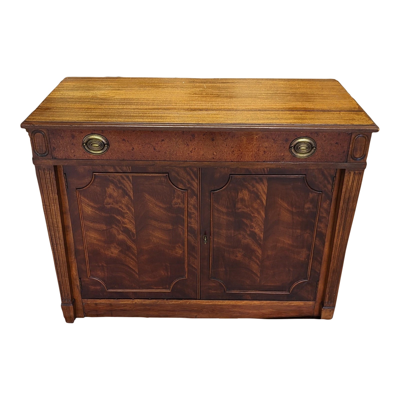 1950's Saginaw Expandable Buffet Table | Chairish