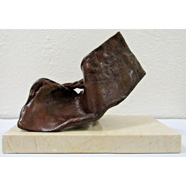 Salvador Dali Woman Between Veils Ca. 1974 Bronze Sculpture on Marble ...