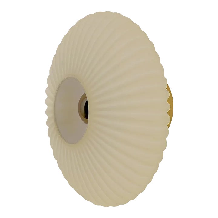 Glass Effect Wall Light With Opal Glass | Chairish