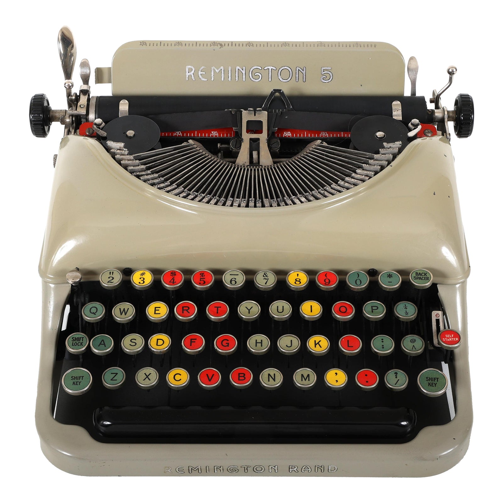 Restored Remington Model 5 Teaching Typewriter With Colored Keys ...