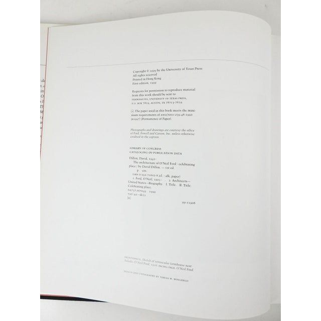 1999 Architecture of O'Neil Ford Book | Chairish