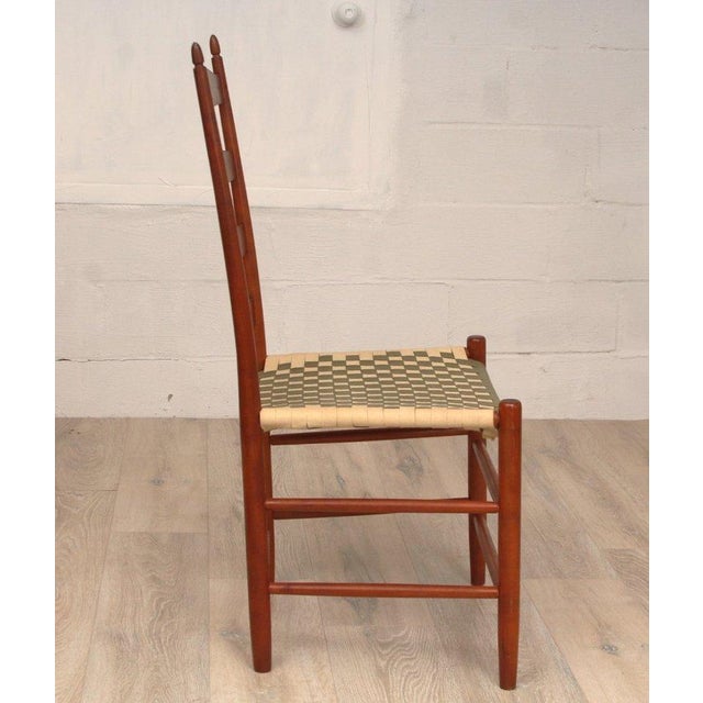 Set of 3 Antique Shaker Ladder Back Chairs | Chairish