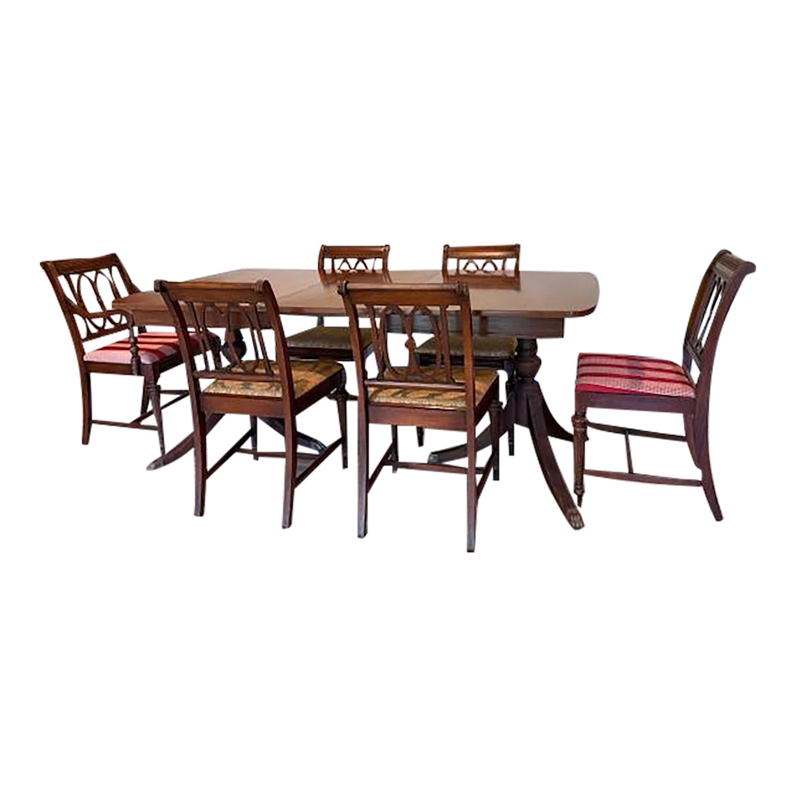 duncan phyfe dining table set