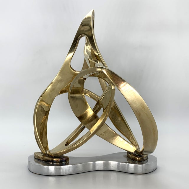 Abstract Metal Sculpture by Harold Harris | Mixed Metals | Bronze ...
