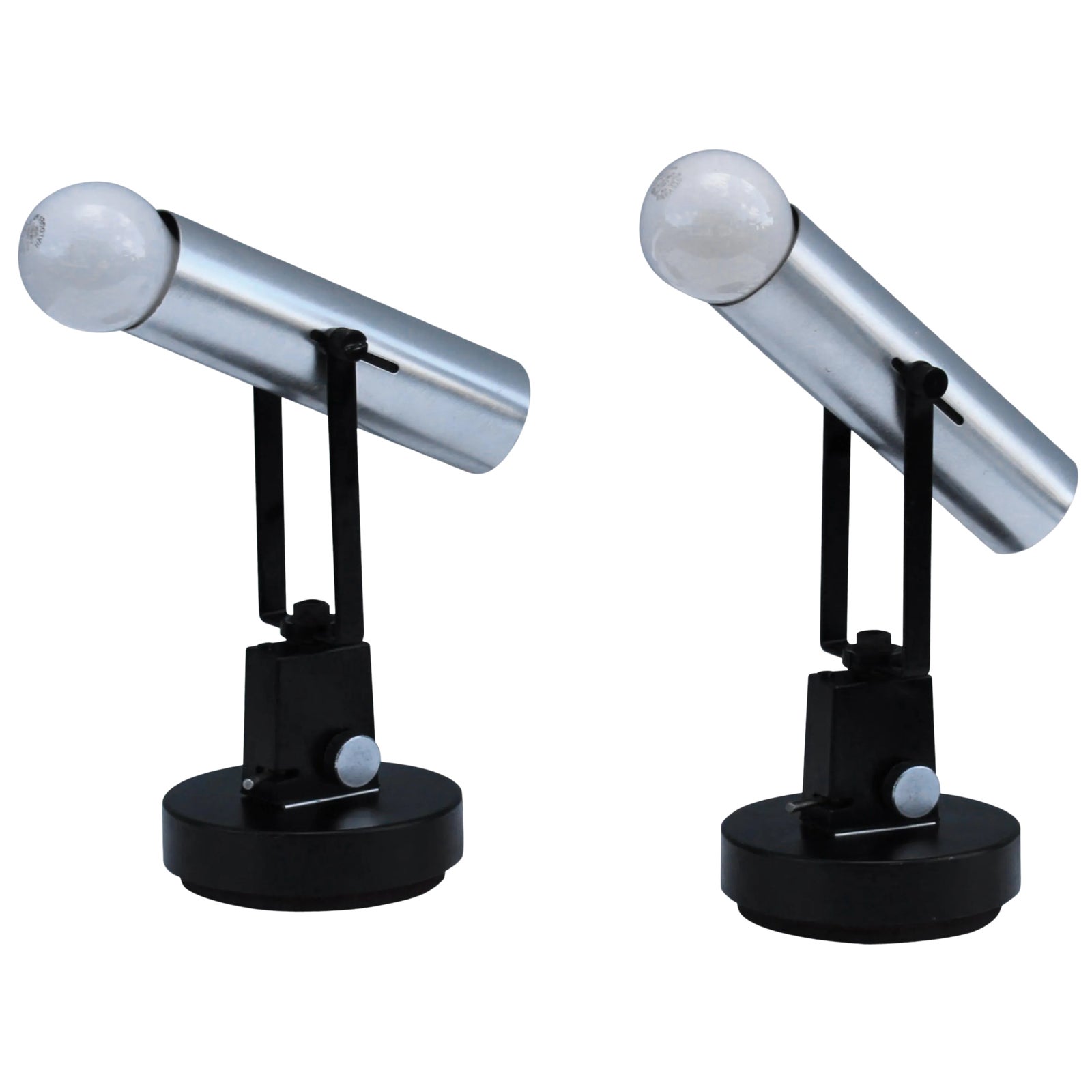 1960s Swivel Table Lamps by Lightolier | Chairish