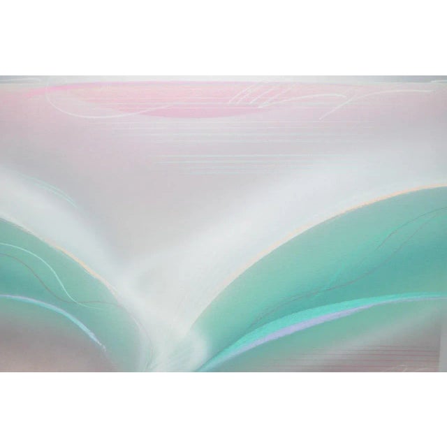 David Quinn "Dolphin A" Contemporary Abstract Lithograph | Chairish