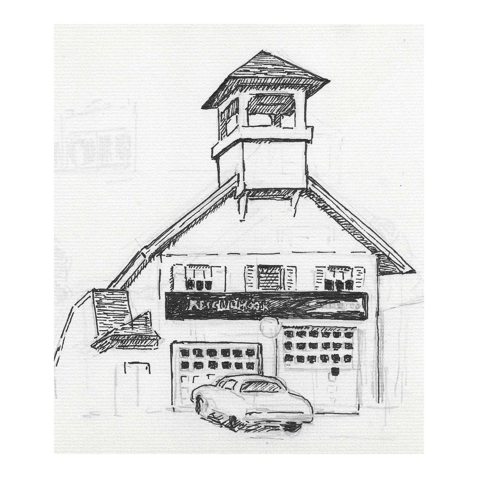 Hayward Cirker Architectural Drawing | Chairish